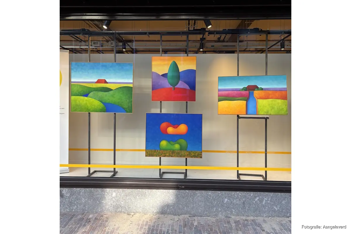 Kunstuitleen Alkmaar presenteert raamexpositie van Noni Plomp bij Jumbo ...